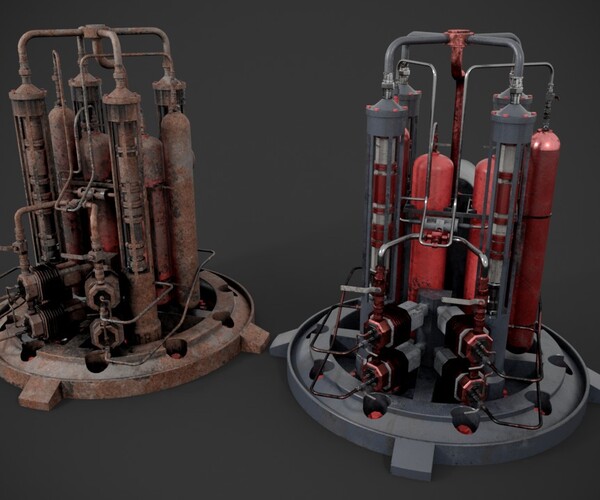 ArtStation - Machinery device | Game Assets