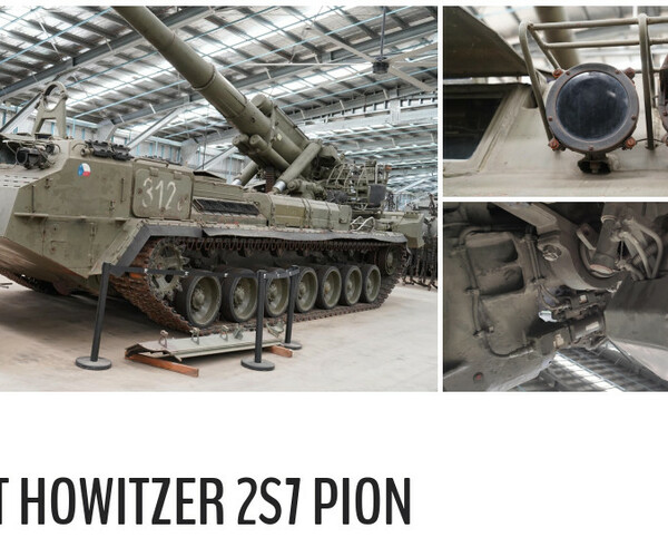 ArtStation - 166 photos of Soviet Howitzer 2S7 Pion | Resources