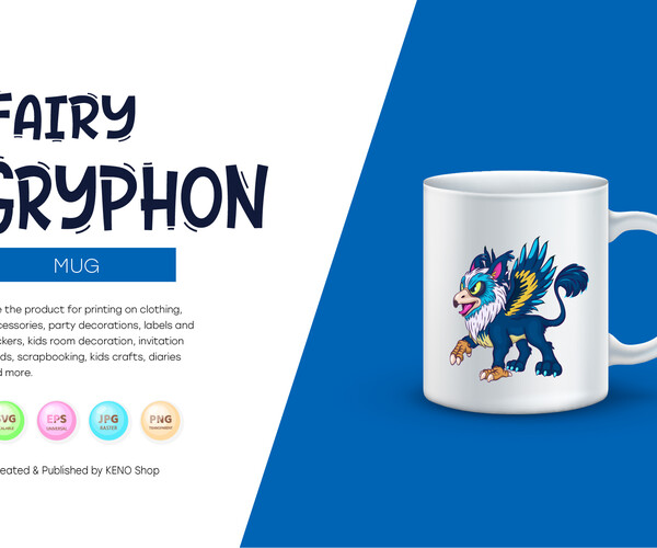 ArtStation - Fairy Cartoon Gryphon. | Artworks