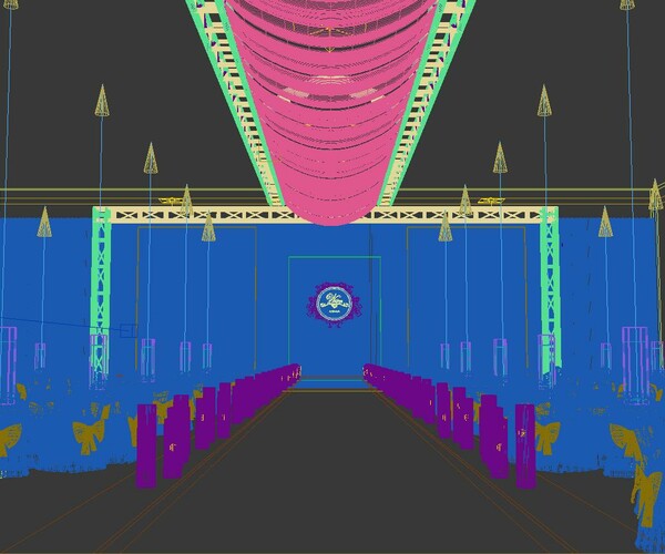 ArtStation - Stage party concert fashion catwalk T station 173 | Resources