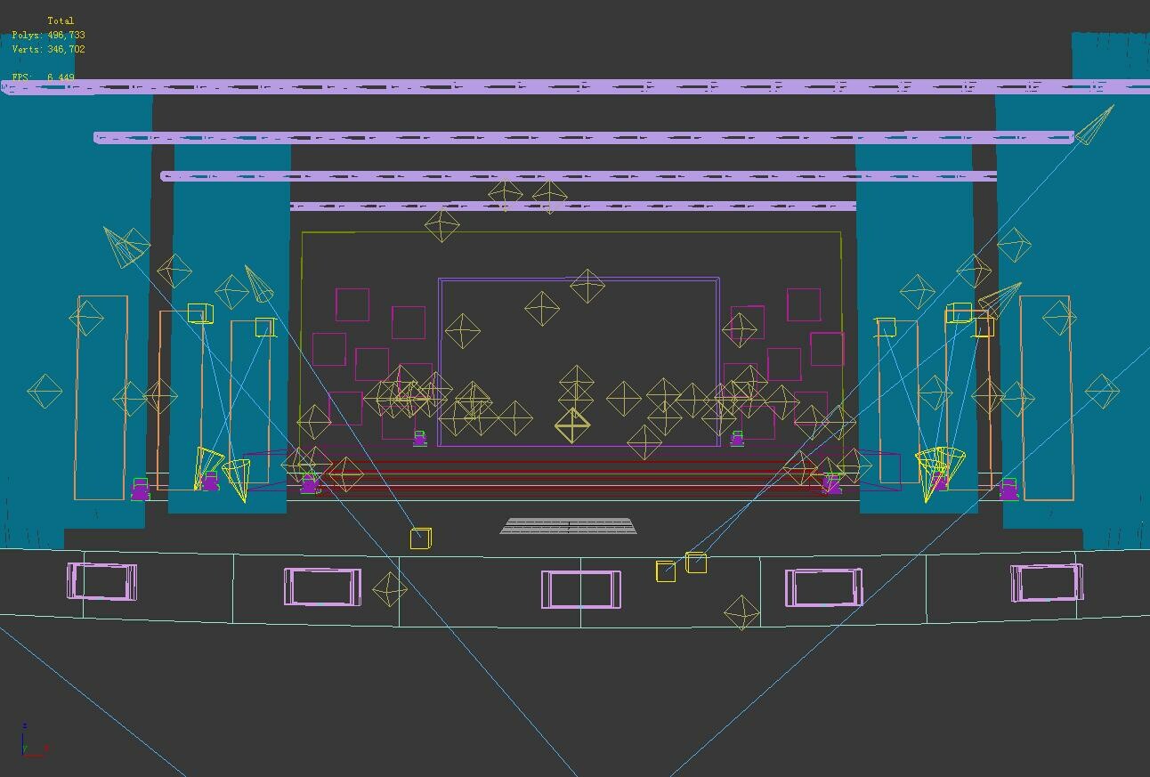 ArtStation - Stage party concert fashion catwalk T station 184 | Resources