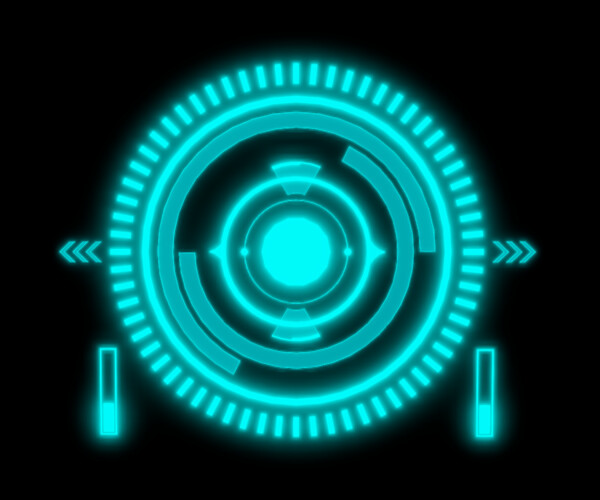ArtStation - Sci-fi HUD Screen Animated | Game Assets