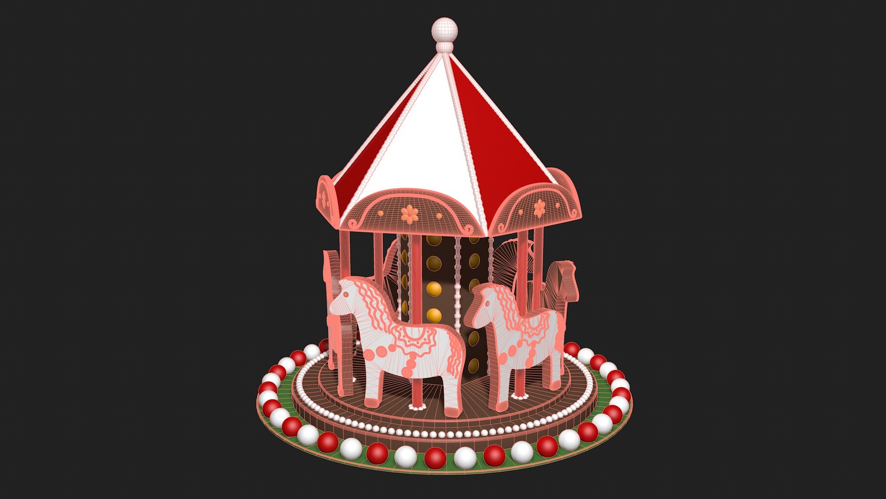 ArtStation - Christmas carousel toy | Resources