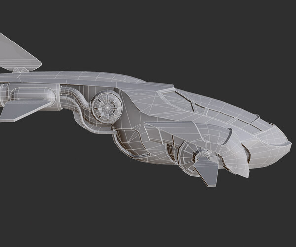 ArtStation - Small Spaceship 3d Model | Game Assets