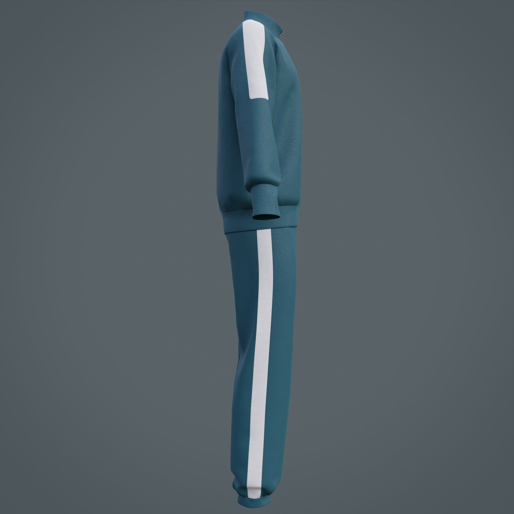 ArtStation - Squid Game Players Uniform - 456 Male Tracksuit Costume 3D ...