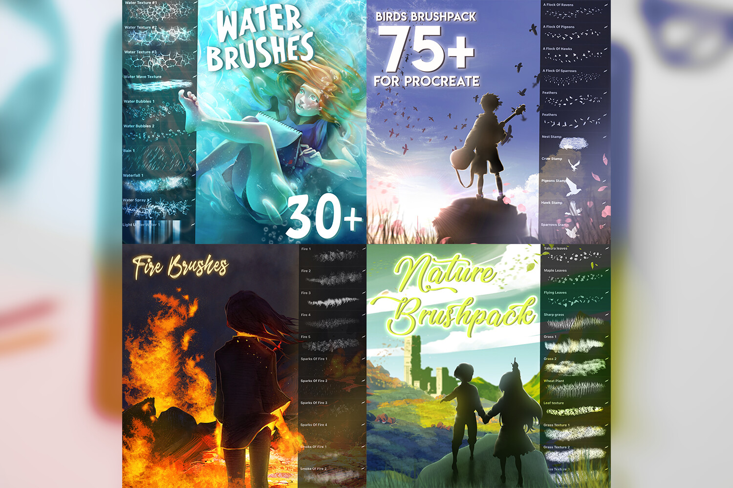 ArtStation - Brushpack with 310+ brushes | Brushes