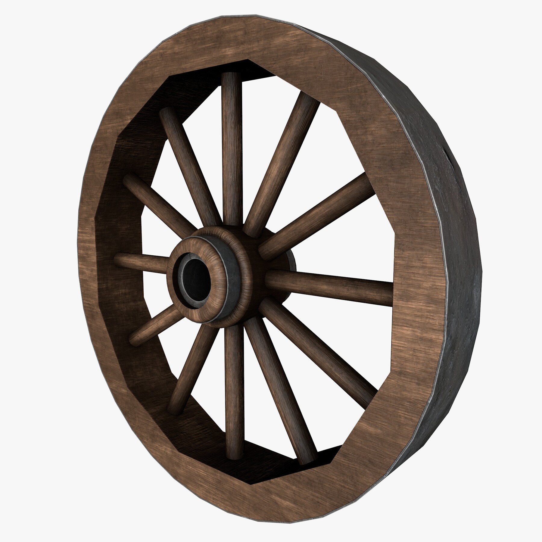 ArtStation - wood wheel | Game Assets