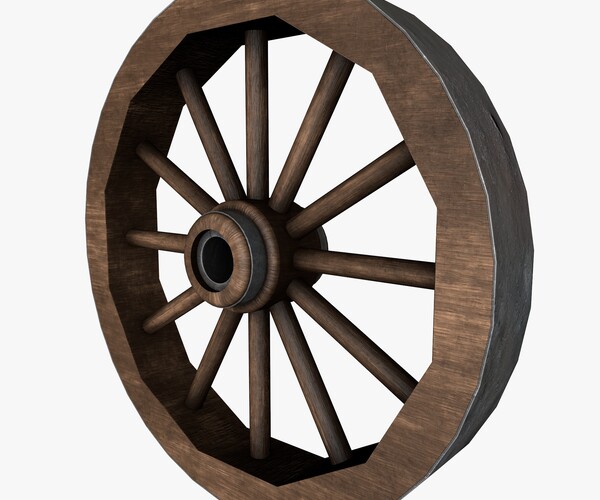 ArtStation - wood wheel | Game Assets