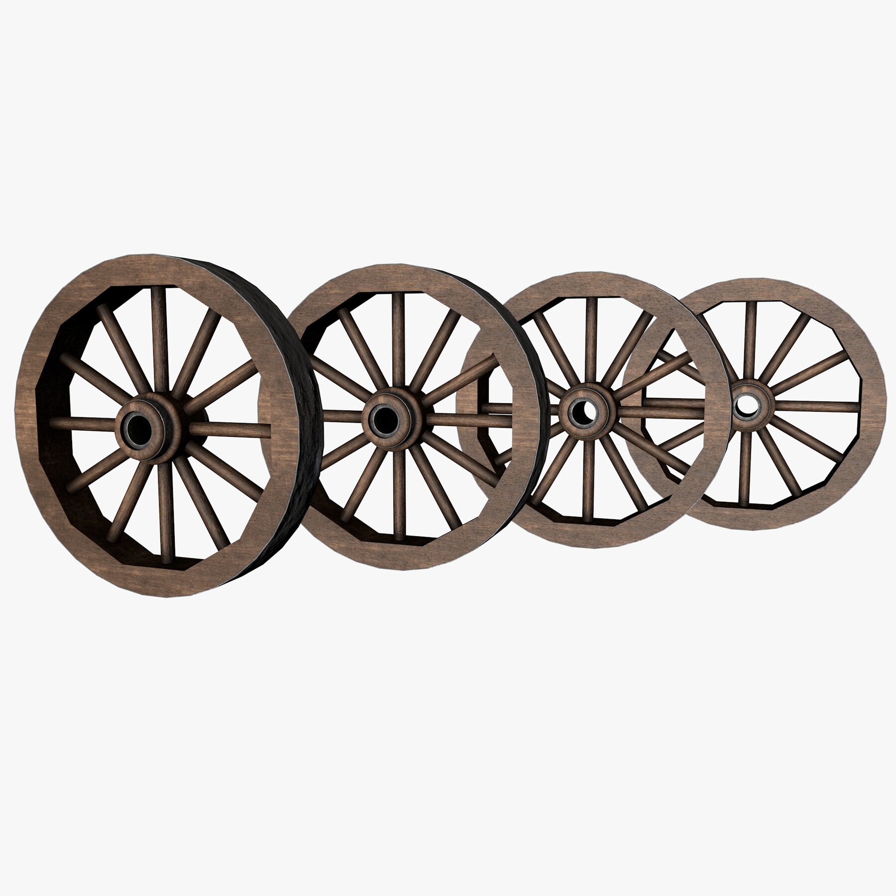 ArtStation - wood wheel | Game Assets
