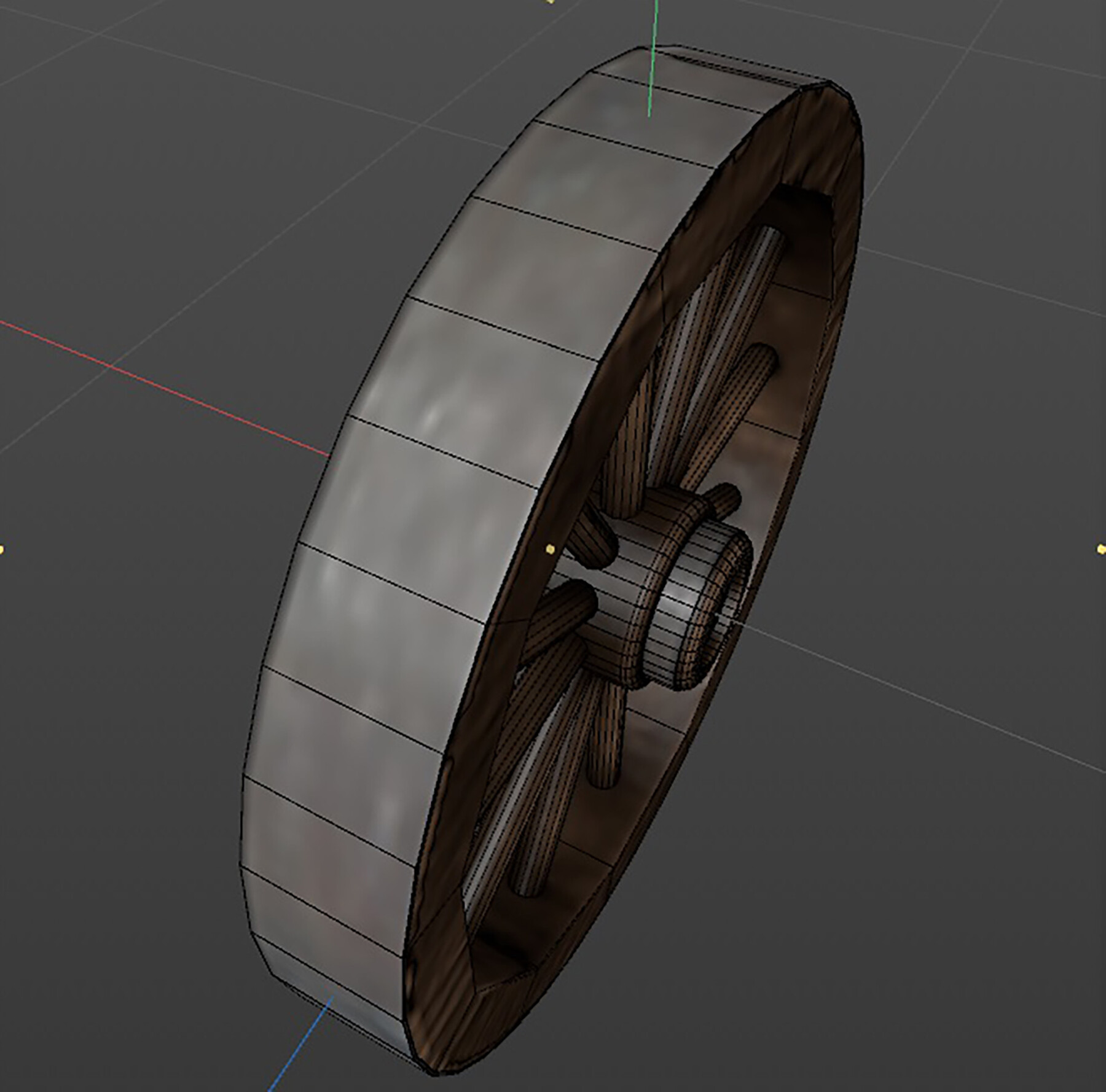 ArtStation - wood wheel | Game Assets