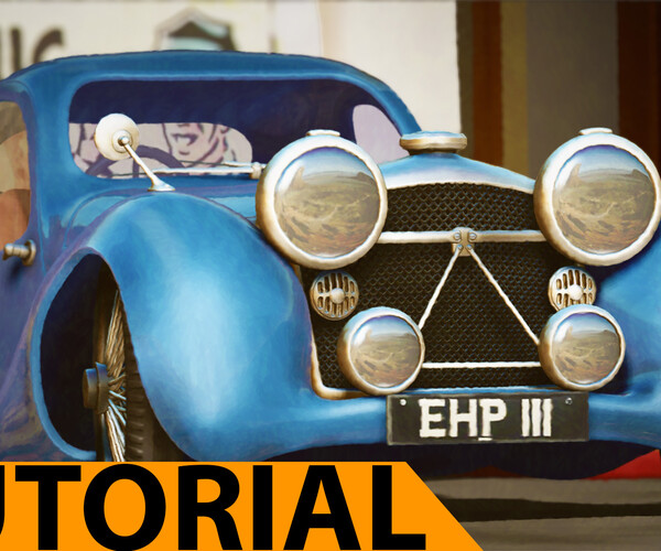ArtStation - Making a vintage car with ZBrush | Tutorials