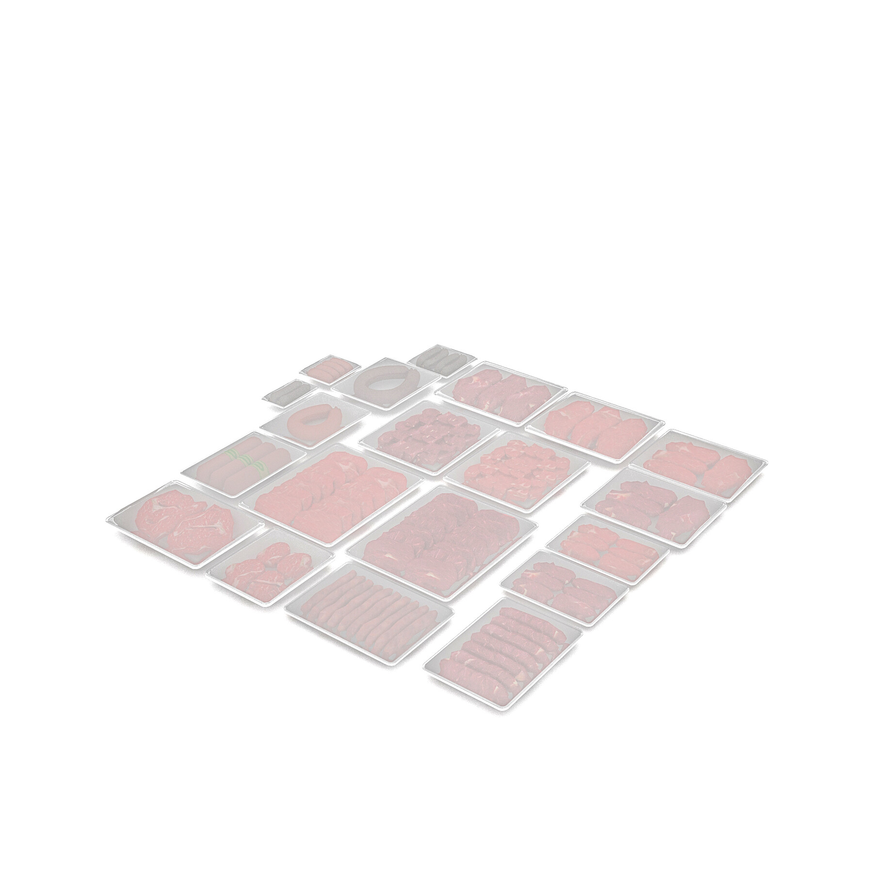 ArtStation - 3D Packaged meat and sausage varieties | Game Assets