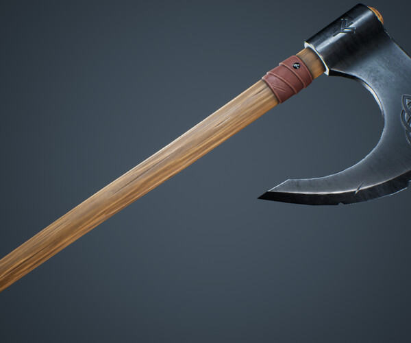 ArtStation - Viking Weapons - Medium Axe II | Game Assets
