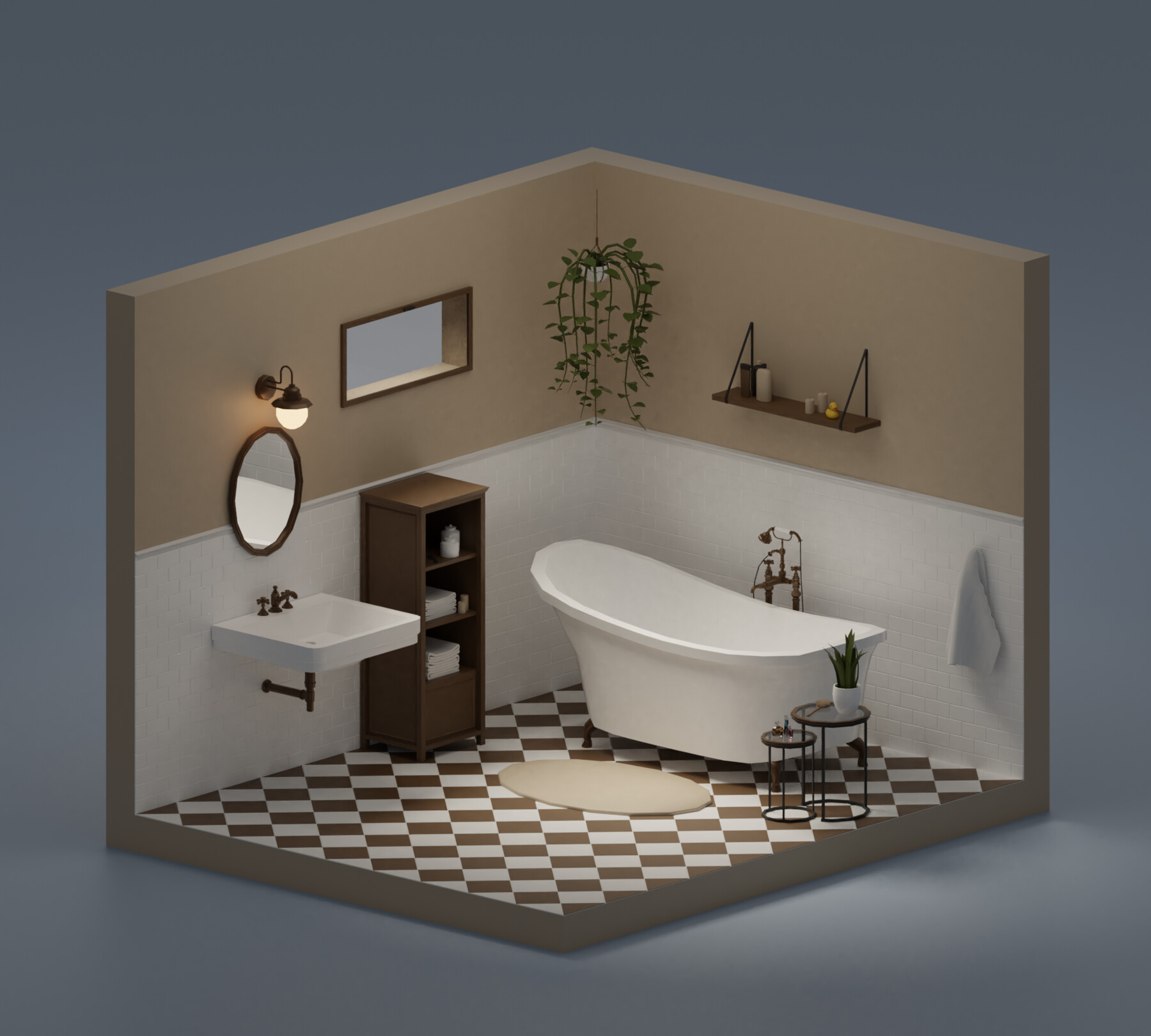 ArtStation - Bathroom | Game Assets