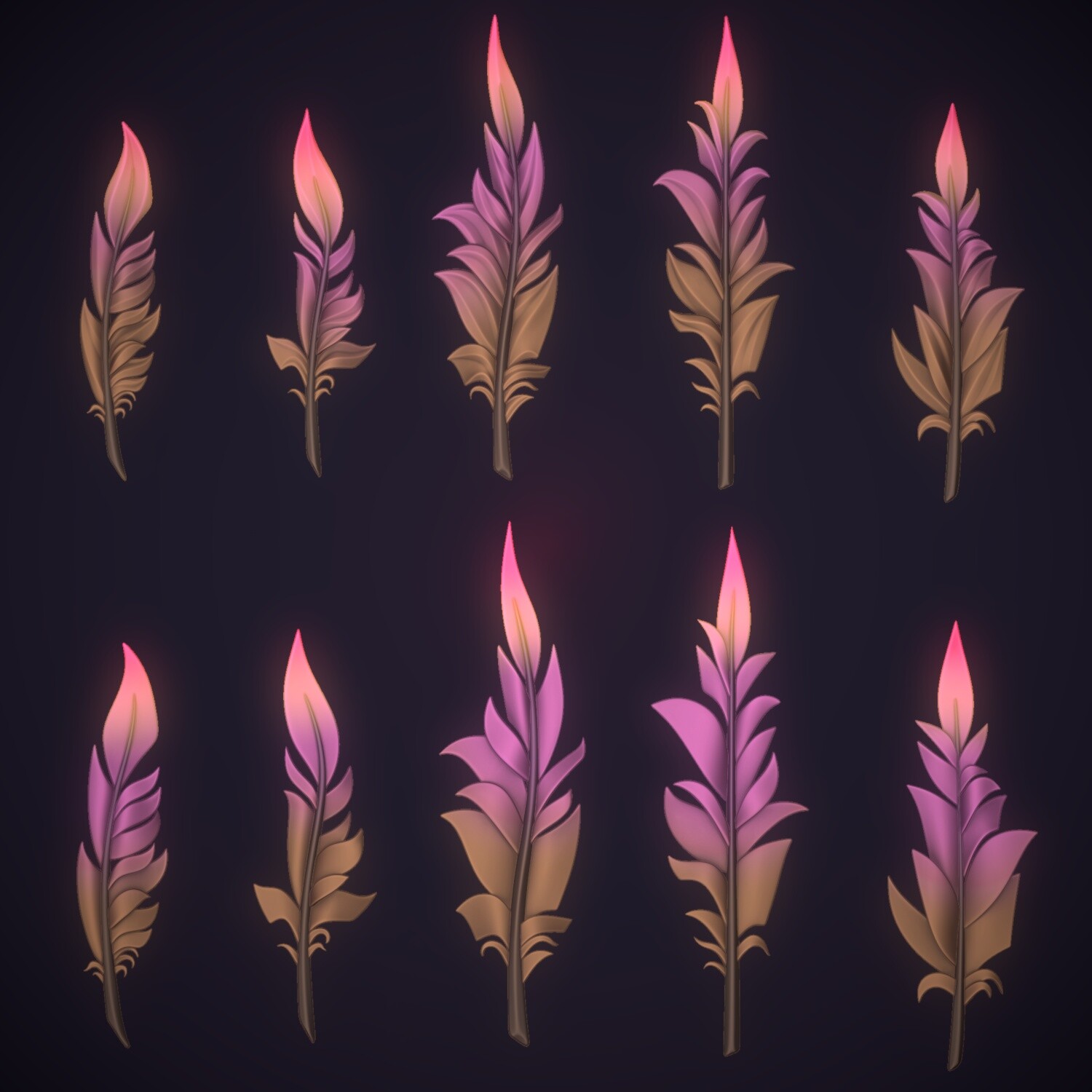 ArtStation - Stylized Feather Textures | Resources