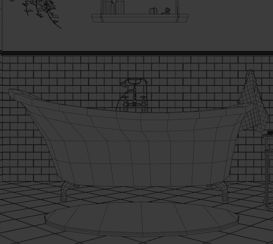 ArtStation - Bathroom | Game Assets