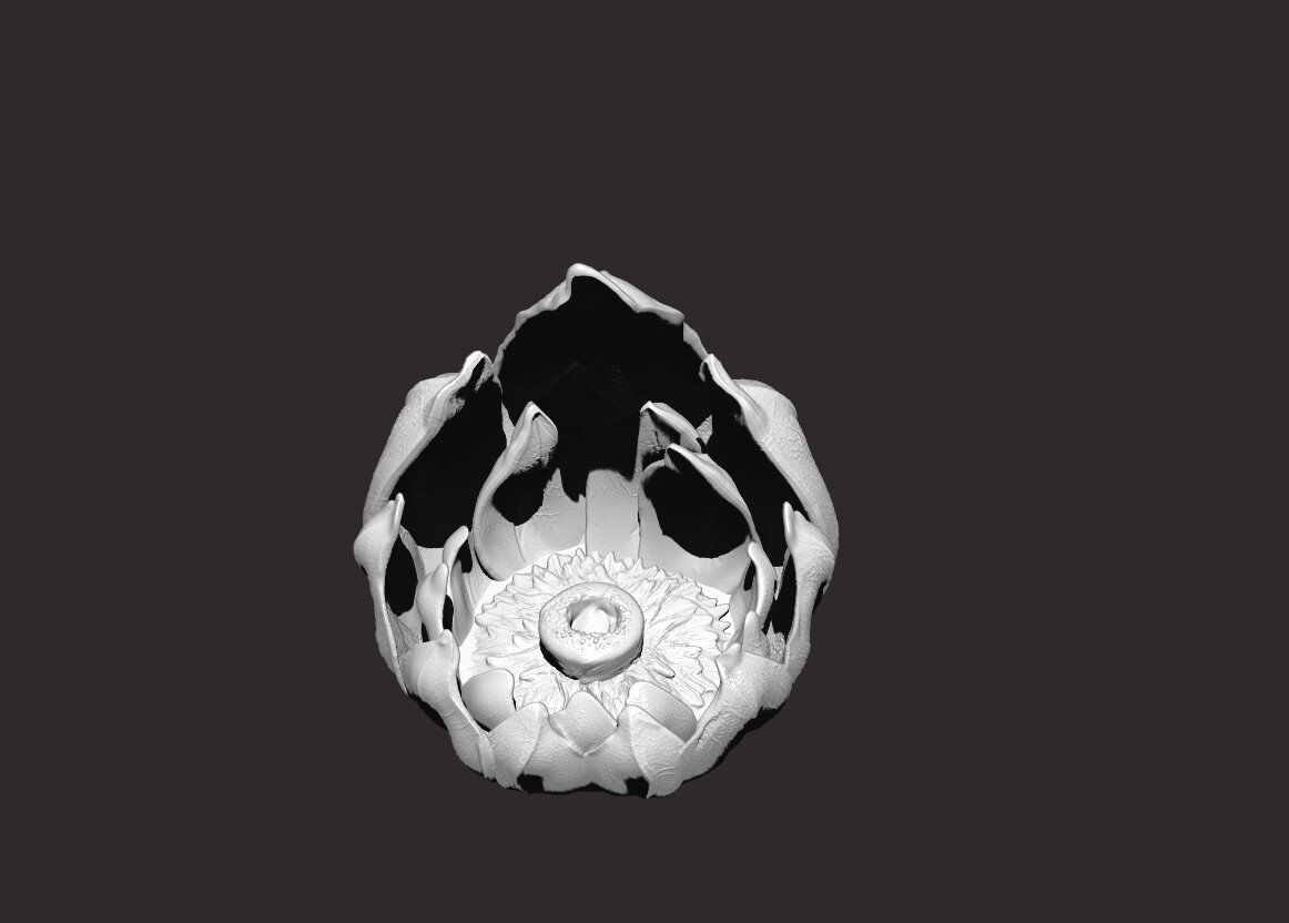 ArtStation - Lotus Flower Stand - Printed and Painted Example Shown ...