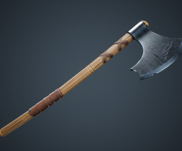 ArtStation - Viking Weapons - Medium Axe III | Game Assets
