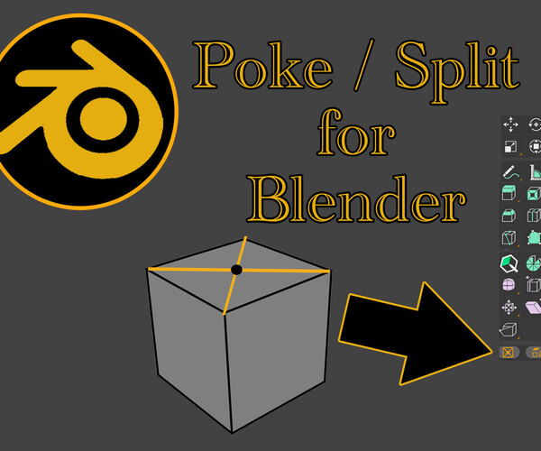 ArtStation - Poke / Split addon for Blender | Resources