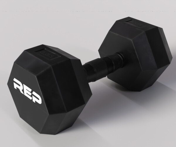 ArtStation - Rubber Grip Hex Dumbbells | Game Assets