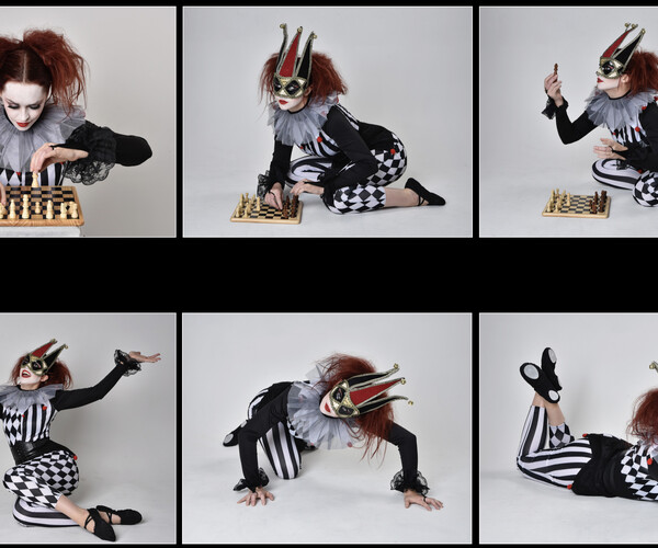 ArtStation - x130 Jester Pose Reference pack | Resources