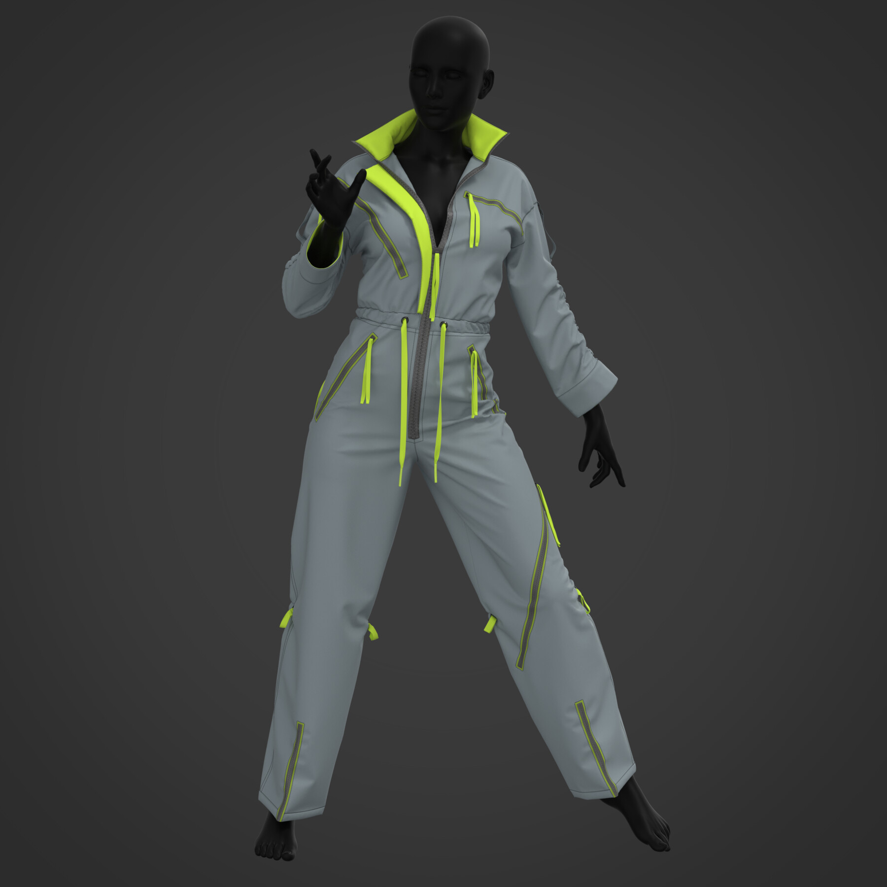 ArtStation - Overall for Genesis 8 Female-Female Outfit- Marvelous ...