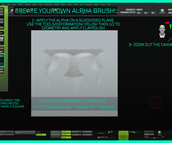 ArtStation - Free Stylized Runes - VDM 40 alpha zbrushes and more | Brushes