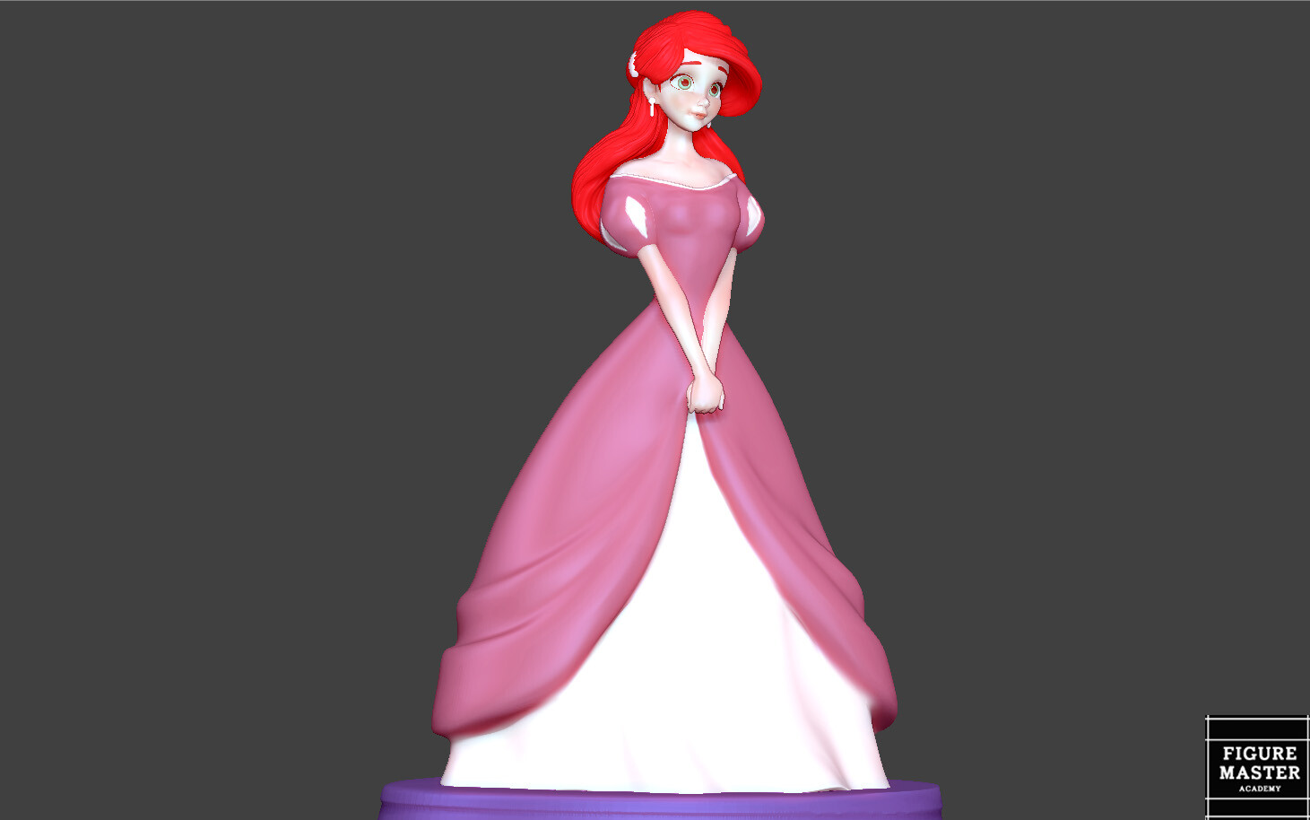 ArtStation - ARIEL DRESS LITTLE MERMAID DISNEY princess ANIMATION 3D ...