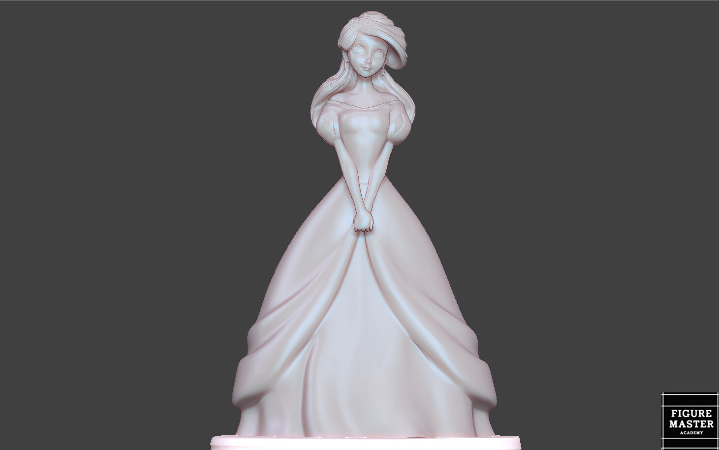 ArtStation - ARIEL DRESS LITTLE MERMAID DISNEY princess ANIMATION 3D ...