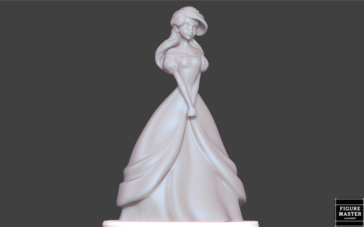 ArtStation - ARIEL DRESS LITTLE MERMAID DISNEY princess ANIMATION 3D ...
