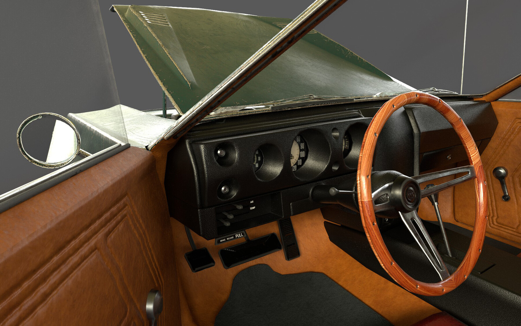 ArtStation - AMC AMX 1968 Low-poly 3D model | Game Assets