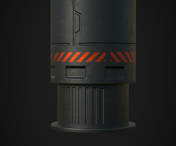 ArtStation - SciFi Bullets Pack - Real Time/3D Assets/4K Textures/Files ...