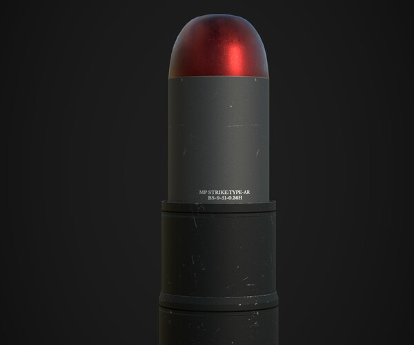 ArtStation - SciFi Bullets Pack - Real Time/3D Assets/4K Textures/Files ...