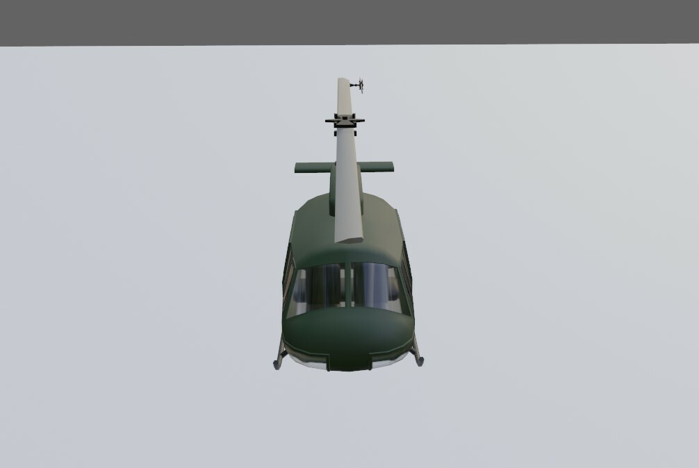 ArtStation - Helicopter - Chopper - Vietnam - Helicoptero Low-poly 3D ...