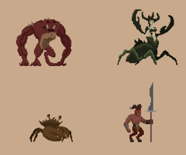 ArtStation - Enemies Fantasy | Game Assets