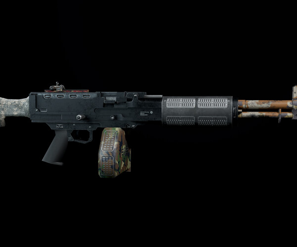 ArtStation - Machinegun | Game Assets