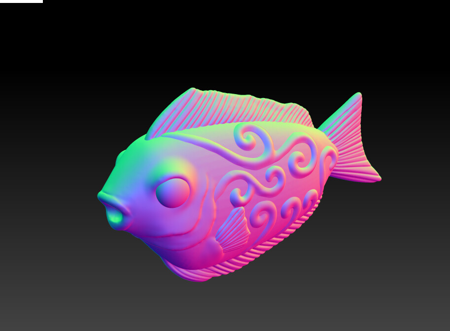 ArtStation - Original new goldfish 3D model download goldfish sculpture ...