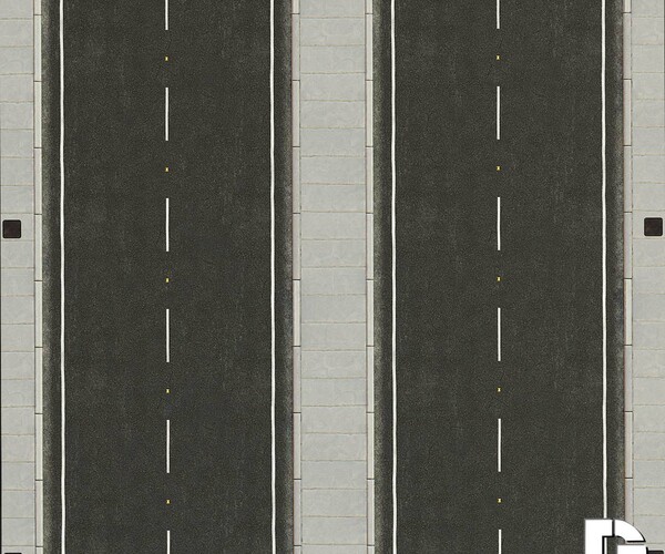 ArtStation - Residential Road Material - Substance Designer | Game Assets