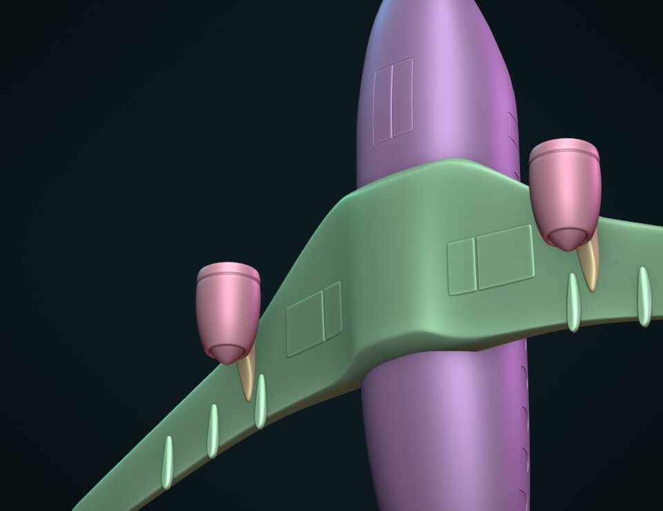 ArtStation - Airplane | Game Assets