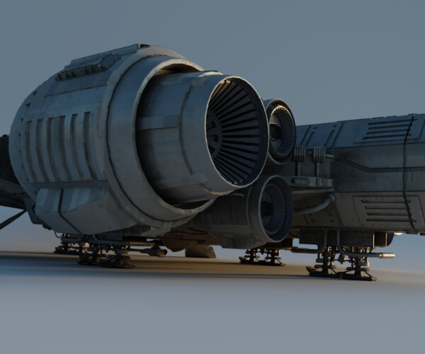 ArtStation - Modified YT-1760 Freighter - Star Wars | Game Assets