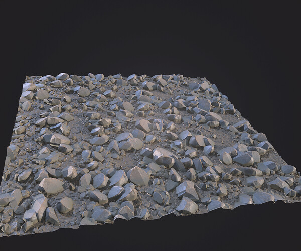 ArtStation - Rocks Ground Material | Game Assets