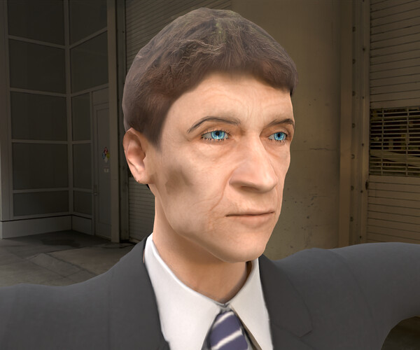 ArtStation - Old Classic Man Low Poly | Resources