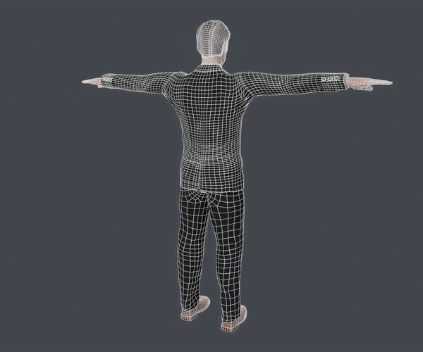 ArtStation - Old Classic Man Low Poly | Resources