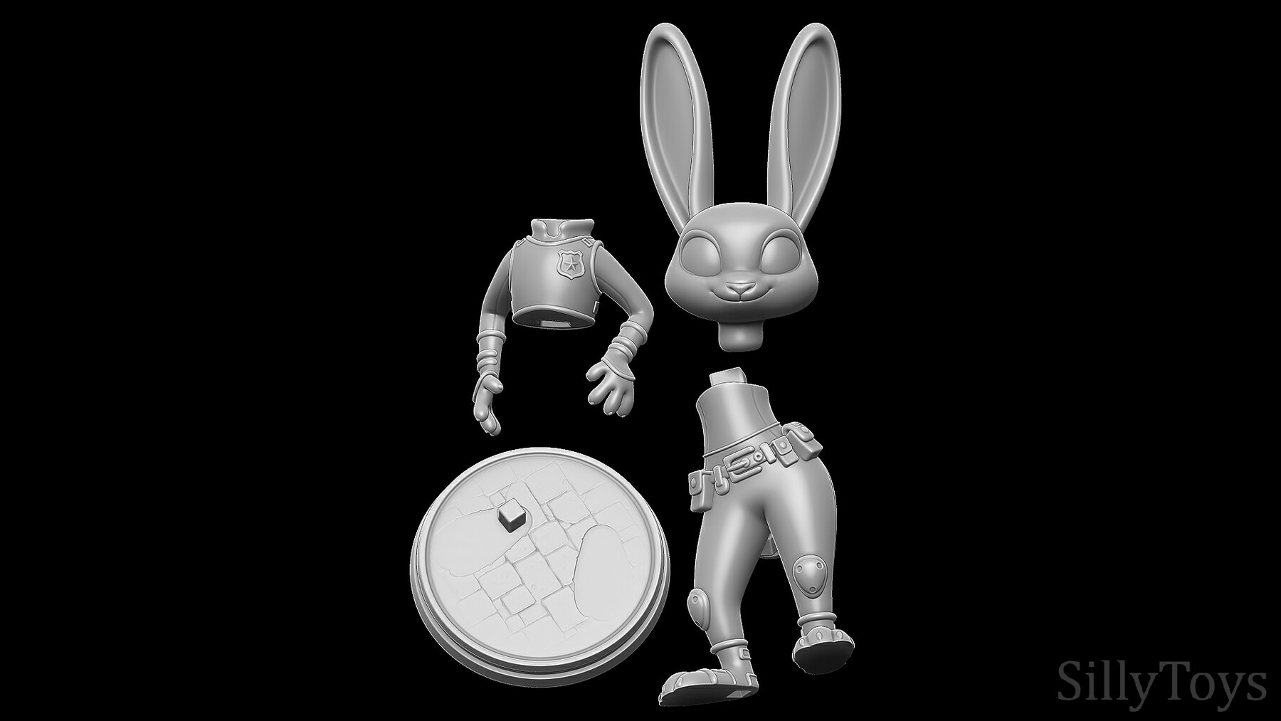 ArtStation - Judy Hopps - Zootopia 3D print model | Resources