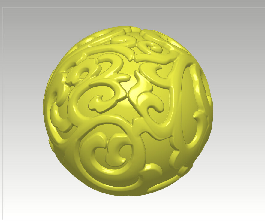 ArtStation - New Jade Ball 3D map download, jewelry design Relief Ball ...