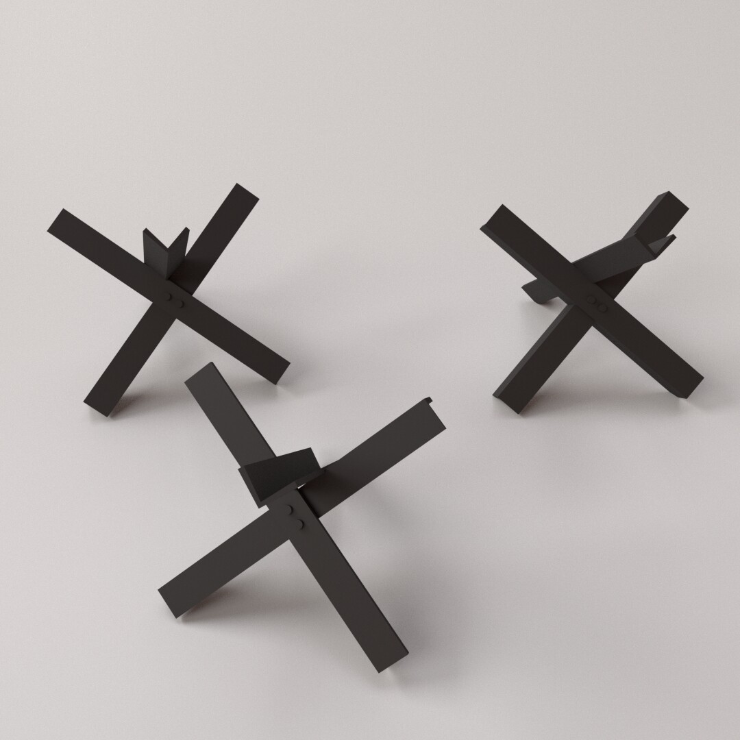 ArtStation - Anti Tank Barrier | Game Assets