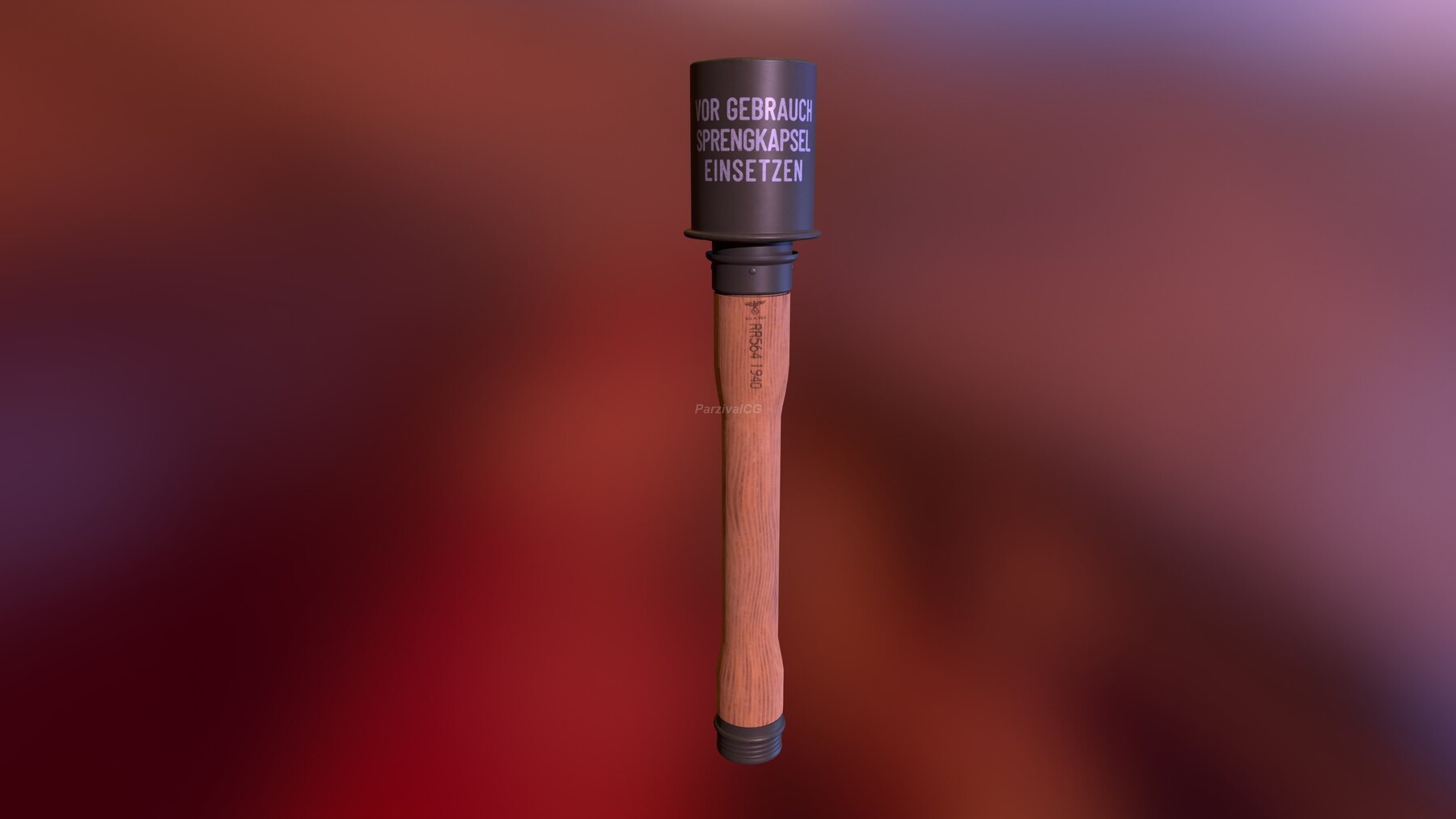 ArtStation - German Stick Grenade Stielhandgranate M24 4K PBR Textures ...