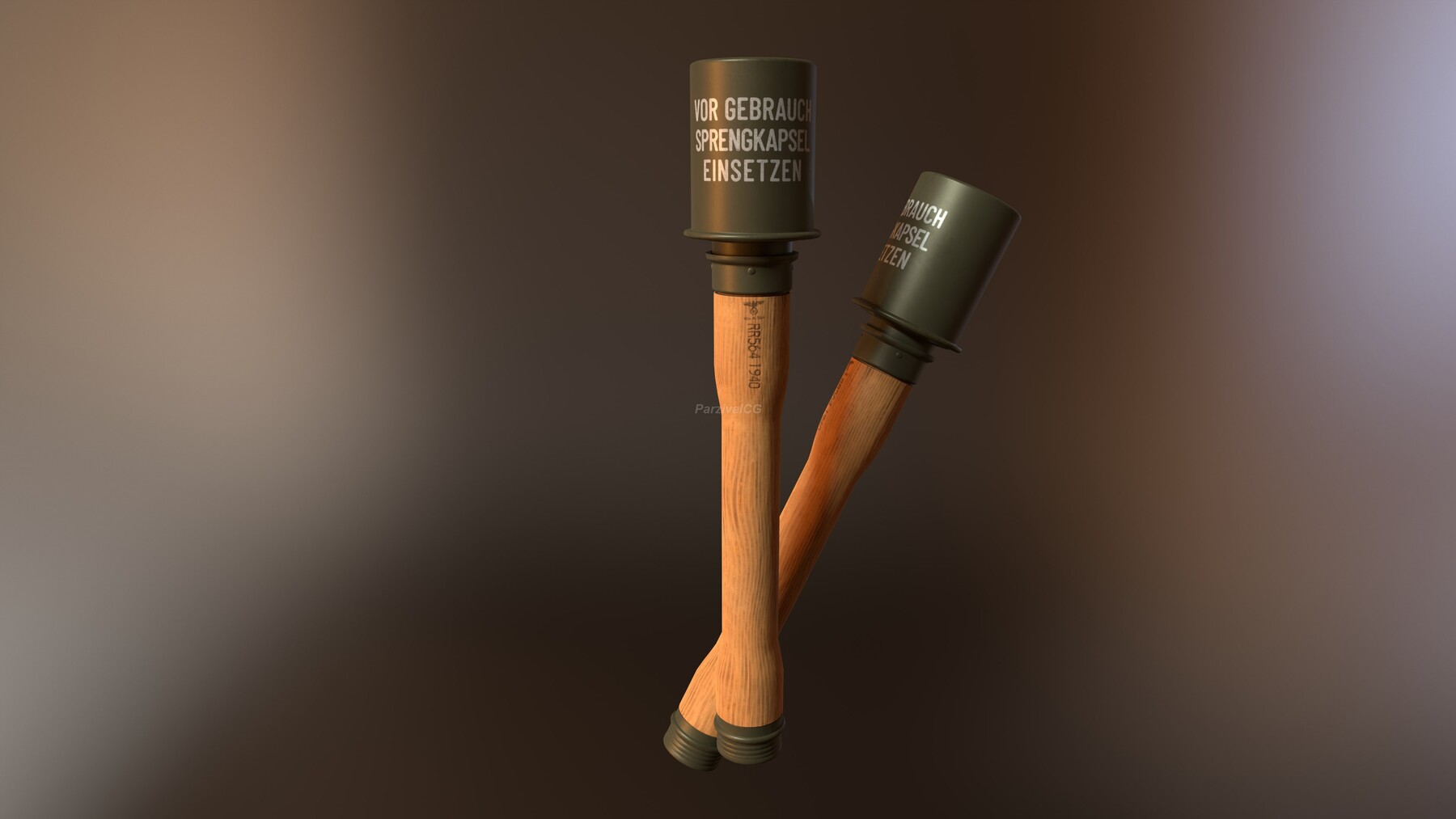 ArtStation - German Stick Grenade Stielhandgranate M24 4K PBR Textures ...