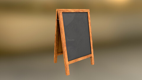 ArtStation - Restaurant Black Chalkboard Blackboard 4K PBR Textures ...