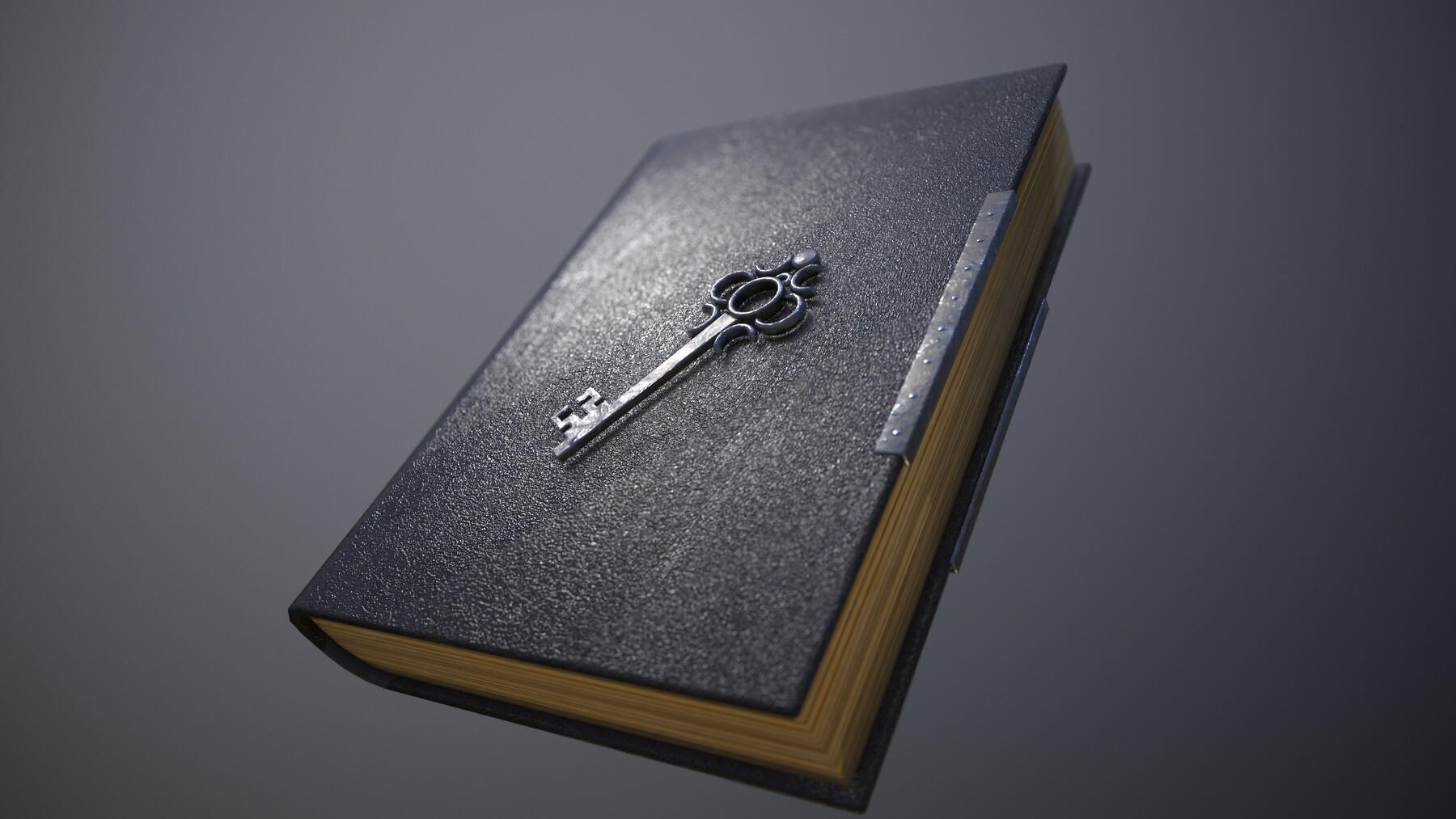 ArtStation - Book with key in three versions | Game Assets
